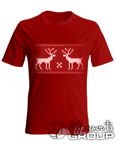 Новогодние футболки – купить для друзей и родных футболки на Новый год